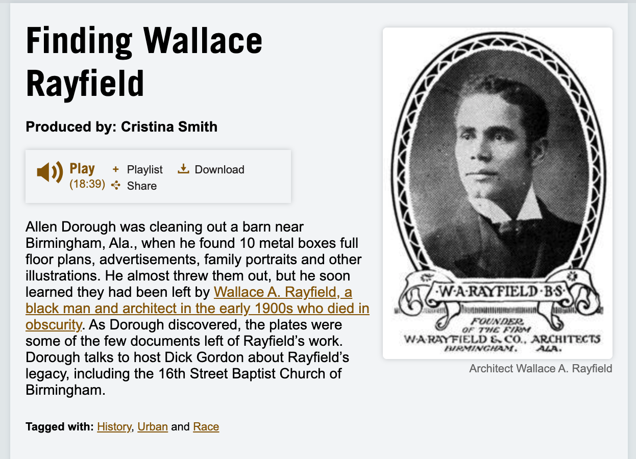 Telling the Story of Alabama’s First African-American Architect ...